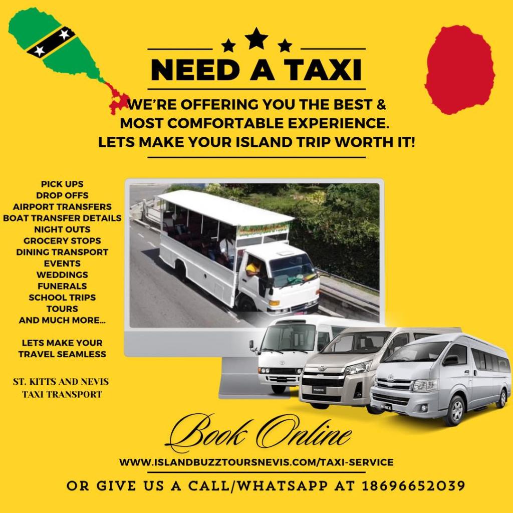 Taxi Service - ISLAND BUZZ TOURS NEVIS hike, tours, excursions, nevis ...